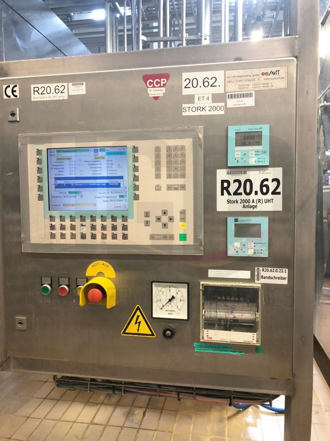 1600-2000 STORK UHT PLANT – Used-German-Machines