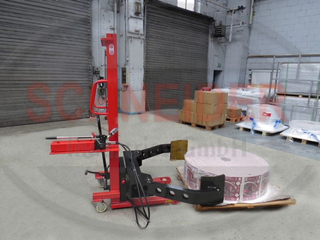 MANUAL PAPER REEL STACKER & HANDLER – Used-German-Machines